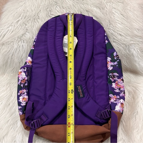 Jansport | Bags | Jansport Backpack Purple Floral | Poshmark